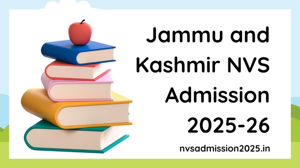 Jammu and Kashmir NVS Admission 2025-26: Selection List Result of 21 ...